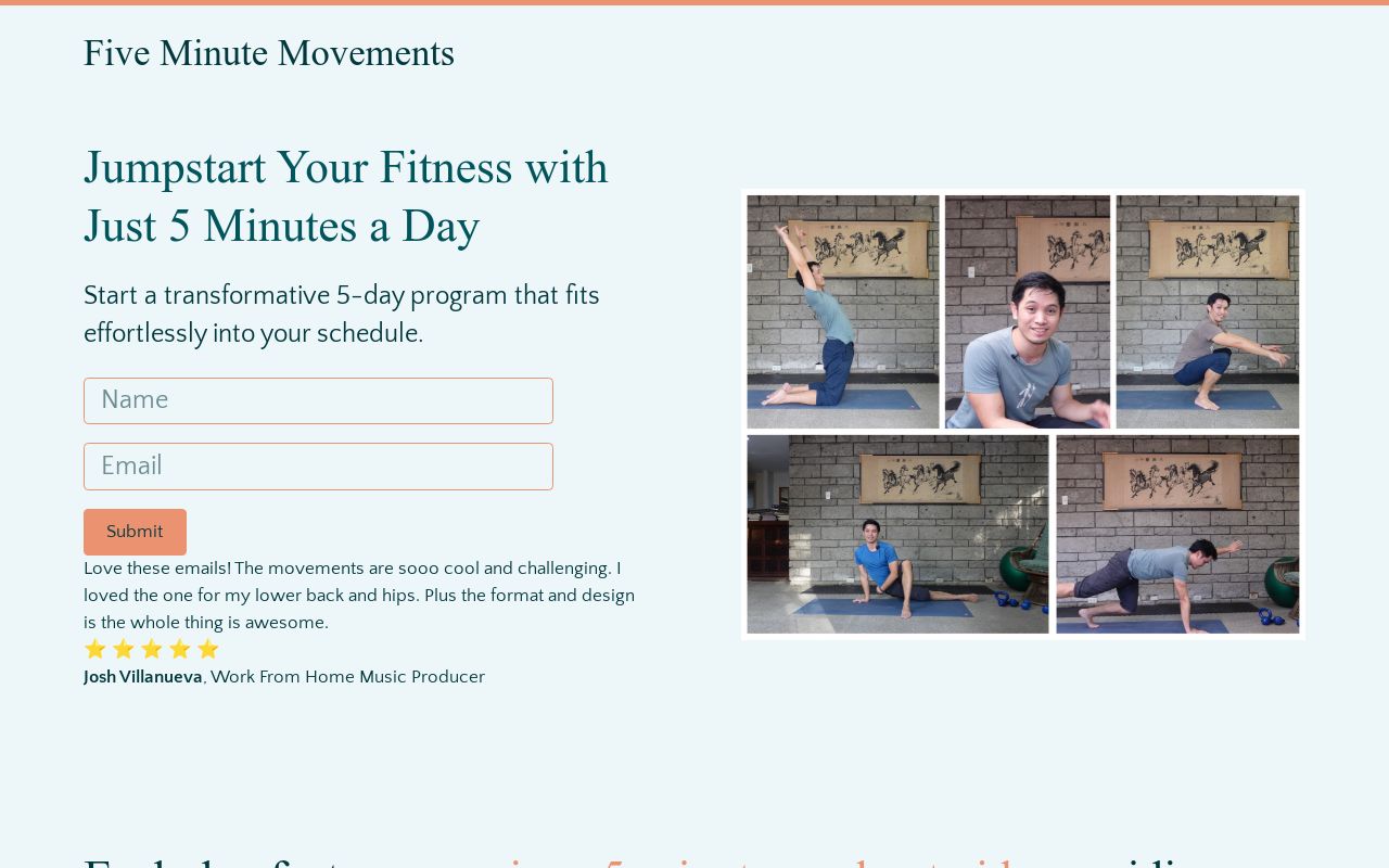 Five Minute Movements